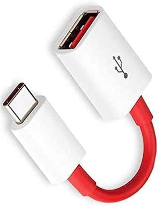 Type C OTG Cable Connector Cord Pendrive Compatible with All C Type ...