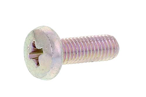 Amazon.co.jp: Iron/Trivalent White (+) Binding Machine Screws M2x2 (10 ...