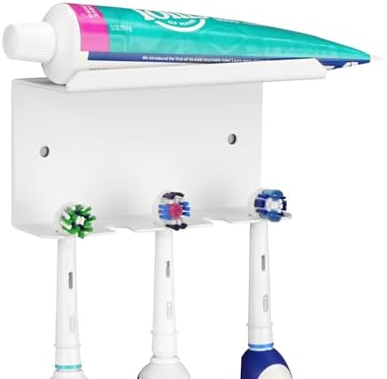 Amazon.com: Linkidea Wall Mount Electric Toothbrush Holder for Bathroom ...