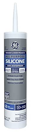 Amazon.com: GE All Purpose Silicone Caulk - 100% Waterproof Silicone ...