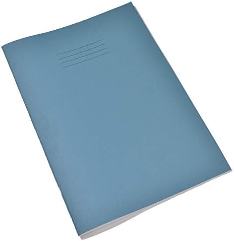 Rhino A4 Tinted Exercise Book, Light Blue Cover with Blue Coloured ...