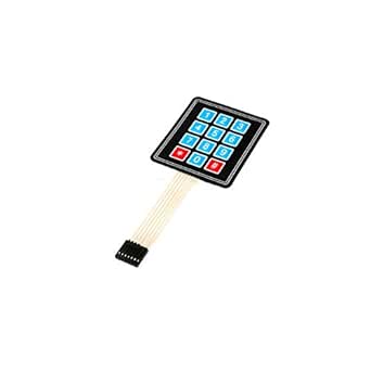 Taidacent 10 pcs Membrane Switch Keypad Button Module 1/2/3/4 Button IOT Button MCU Expansion ...