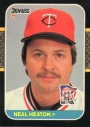 Amazon.com: 1987 Donruss Baseball Card #615 Neal Heaton : Collectibles ...
