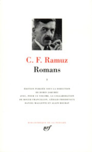 Romans (1): Tome 1 : Ramuz, Charles-Ferdinand, Jakubec, Doris: Amazon ...