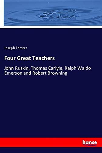 Four Great Teachers: Forster, Joseph: 9783337445188: Amazon.com: Books