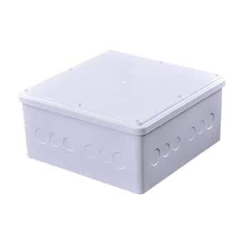9" x 9" x 4" PVC Plastic Junction Box with Pre Molded 3/4" & 1" Punch ...