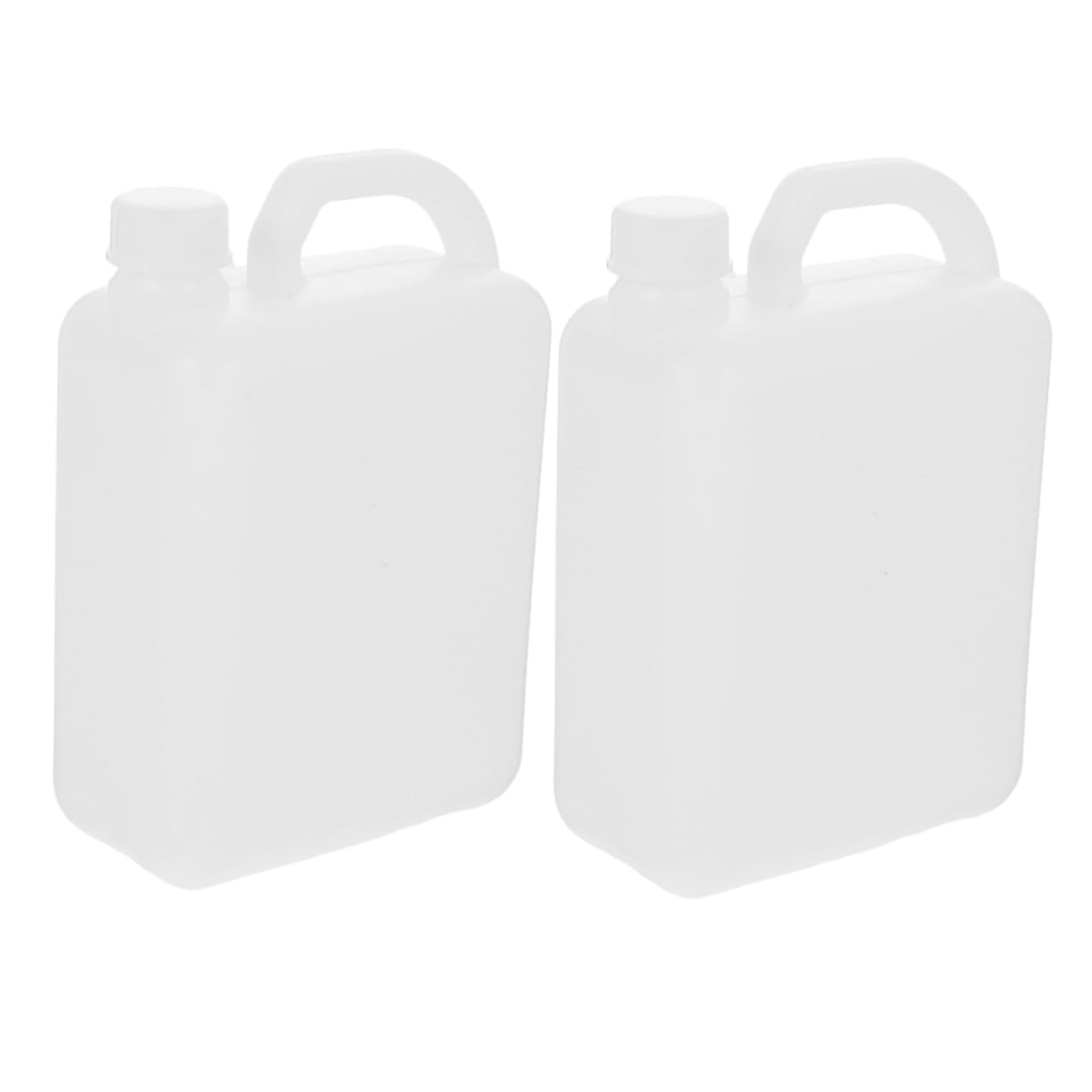 BUGUUYO Plastic Water Jugs 2 Gallon Storage Containers Handles Empty ...