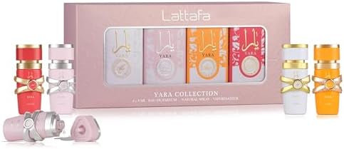 Amazon.com : Lattafa Yara Collection – 4 × 5 ml Eau de Parfum Gift Set ...