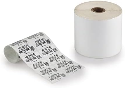 ACCUTRAC Barcode Labels Stickers 2UP 50MM x 25MM (2" x 1") Self ...