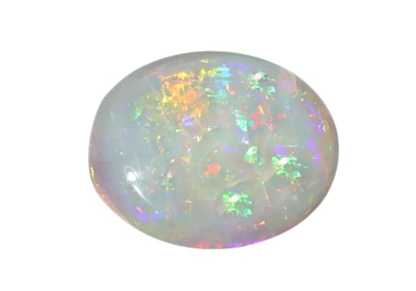 Venus Gems Gallery Real White Fire Opal Stone 4 Carat 4.40 Ratti ...