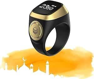Smart Tasbih Ring, Digital Zikr Ring Counter with OLED Display, Islamic ...