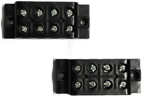 30A 4 Way Bakelite Connector Strip Screw Terminal Connection Block 4 ...