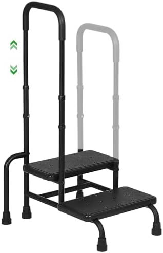 Amazon.com: LUCKUP Step Stool with Handle, 2-Step Stools with ...