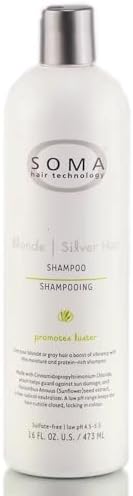 Amazon.com : Soma Blonde Silver Hair Shampoo 16 FL. OZ. / 473 ML : Hair ...