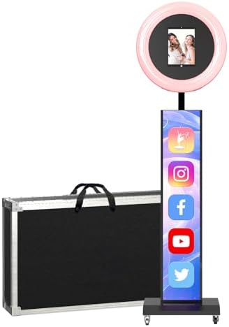 Amazon.com : MWE Portable Photo Booth Stand Compatible with Any Ipad with Software APP and ...