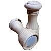Set of 2 Wooden Salt and Pepper Pot Pots Shakers Powdery Condiment 10cm ...