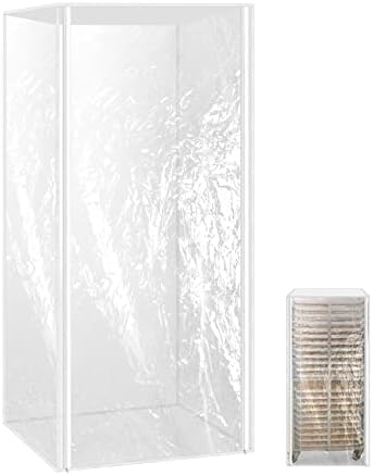 Amazon.com: QWORK Bun Pan Rack Cover with Zippers, Clear Plastic Sheet ...
