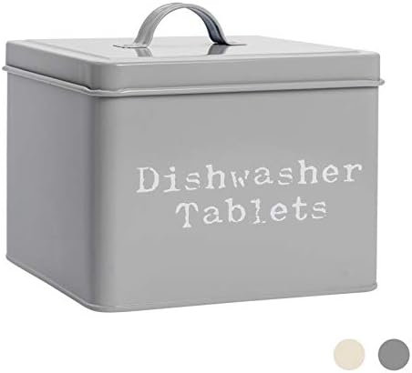 Lesser & Pavey LP42240A New Sweet Home Washing Tablet Box, Metal, Grey ...
