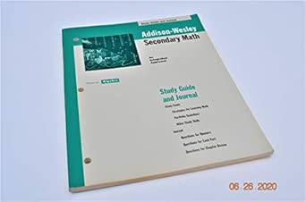 Addison-Wesley Secondary Math: Study Guide and Journal (Focus on ...