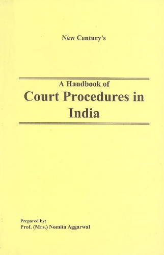 Buy Handbook of Court Procedures in India Book Online at Low Prices in ...