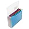 Amazon.com : JAM PAPER Storage Box with Colored Files - 12.5 x 9.5 3.5 ...
