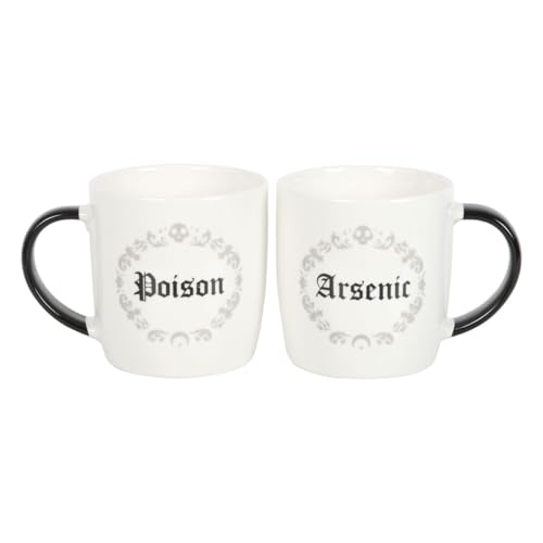Gothic Couple Mugs - Dark Humor Mug Set for Something Different Poison ...