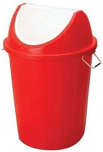 Hygiene Empire Plastic Drum [32 LTR, Multi Colour], Swing Lid Dustbin ...