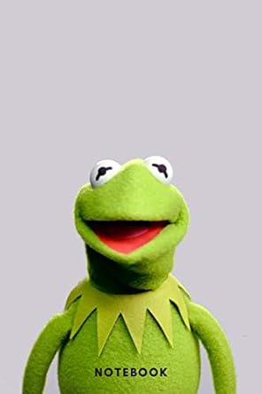 Buy Kermit The Frog Notebook - A5 Lined Notebook 6 x 9 inches (15 x 22 ...