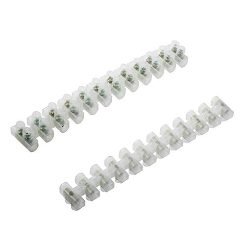 3NH® 2 Pcs 30A Wire Connector 12-Position Barrier Terminal Block L8S4 ...