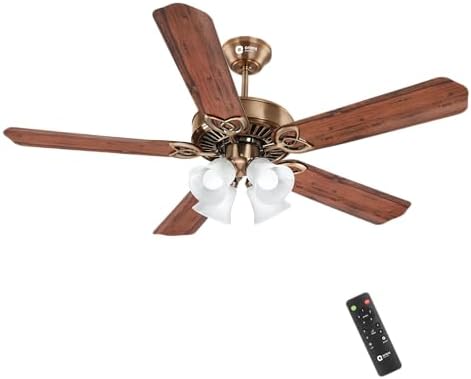 Buy Halonix Plasma BLDC 1200mm 32W Remote Controlled Ceiling Fan (White ...