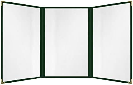 Amazon.com: Goodsmart Restaurant Menu Covers – 25 Pack Green 6-View ...