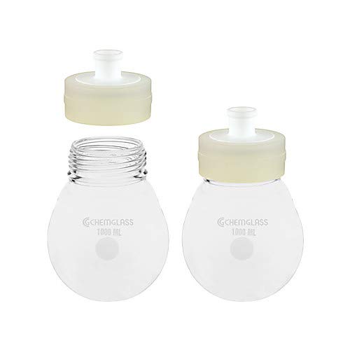 Chemglass CG-1512-X-13 Series CG-1512-X Heavy Wall Wide Mouth Recovery ...
