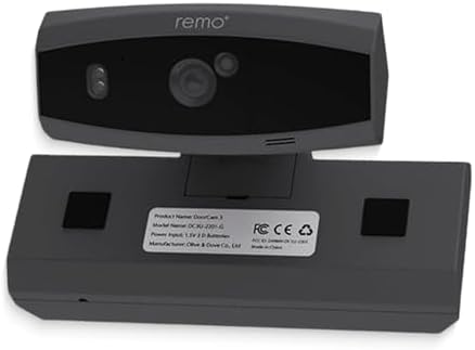 Amazon.com : Remo+ DoorCam 3 Base Over-The-Door Wireless Security ...