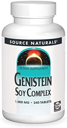 Amazon.com: Source Naturals Genistein Soy Complex 1000 mg - 240 Tablets ...