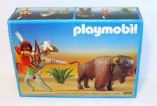 Buy Playmobil Western - Indian with Buffalo (3731) Online at Low Prices ...