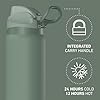 Amazon.com: Hydrapeak Oasis 32 oz Water Bottle with Chug Lid, Stainless ...