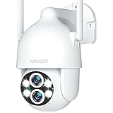 ・ブランド:KPACOT・製造元:KPACOT・モデル:P2・製造元/メーカー部品番号:P2・【2眼式レンズ・10倍デジタルズームズーム】 KPACOT 防犯カメラ 屋外 ワイヤレス防犯カメラ 2K 監視カメラ ヒューマン検知 自動追跡 音...