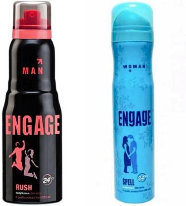 Buy Engage Rush & Spell Deodorant Spray - For Men & Women (315 ml, Pack ...