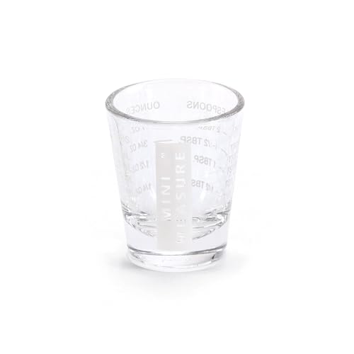 Kolder Mini Measure Heavy Glass, 20-Incremental Measurements Multi ...