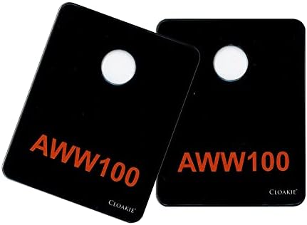 100 Pairs of Plastic Cloak Room Tags/Tickets, Numbered 001-100, with ...