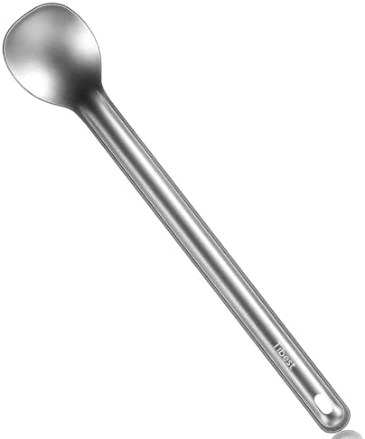 Amazon.com: Hiker's Gold Ultralight Titanium Spoon for Hiking ...