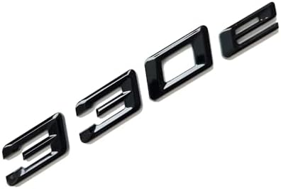 CTRONIC 330d Black Glossy Rear Boot Logo Back Badge Emblem Tuning for ...