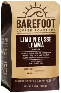 Amazon.com : Barefoot Coffee "Ethiopia Limu Nigusse Lemma" Light ...