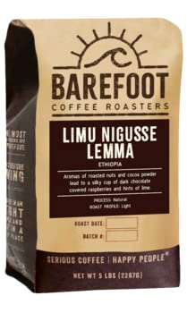 Amazon.com : Barefoot Coffee "Ethiopia Limu Nigusse Lemma" Light ...