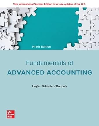 ISE Fundamentals of Advanced Accounting: Joe Ben Hoyle, Thomas Schaefer ...