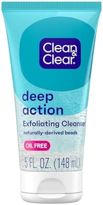 Amazon.com: Clean & Clear Deep Action Oil-Free Exfoliating Facial Scrub ...