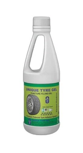 (1LTR+1LTR) UNIQUE TYRE GEL Puncture Sealant | Anti Puncture Liquid Gel ...