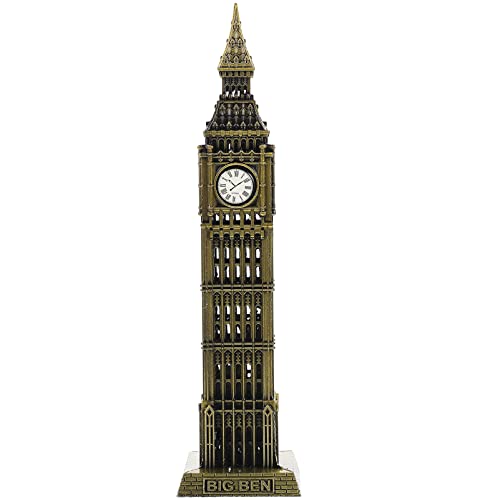 BESPORTBLE Ring Doorbell Bronze Big Ben Landmarks Figurine England Big ...