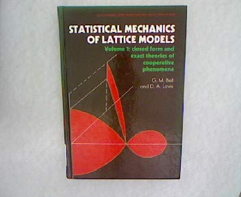 Amazon | Statistical Mechanics of Lattice Models: Closed Form and Exact ...