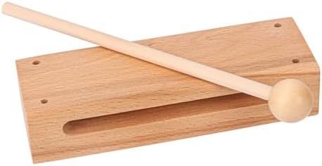 Amazon.com: IHDYPPEW Solid Wood Rhythm Block with Mallet, Wood Block ...